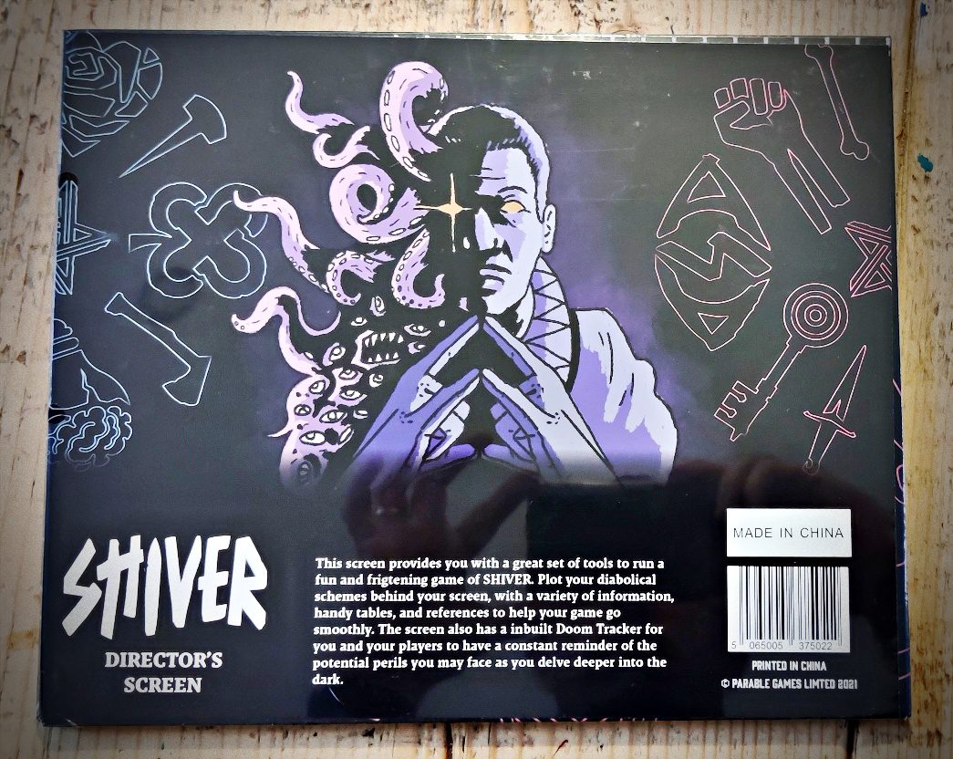 Shiver Director’s GM Screen - Beyond Cataclysm