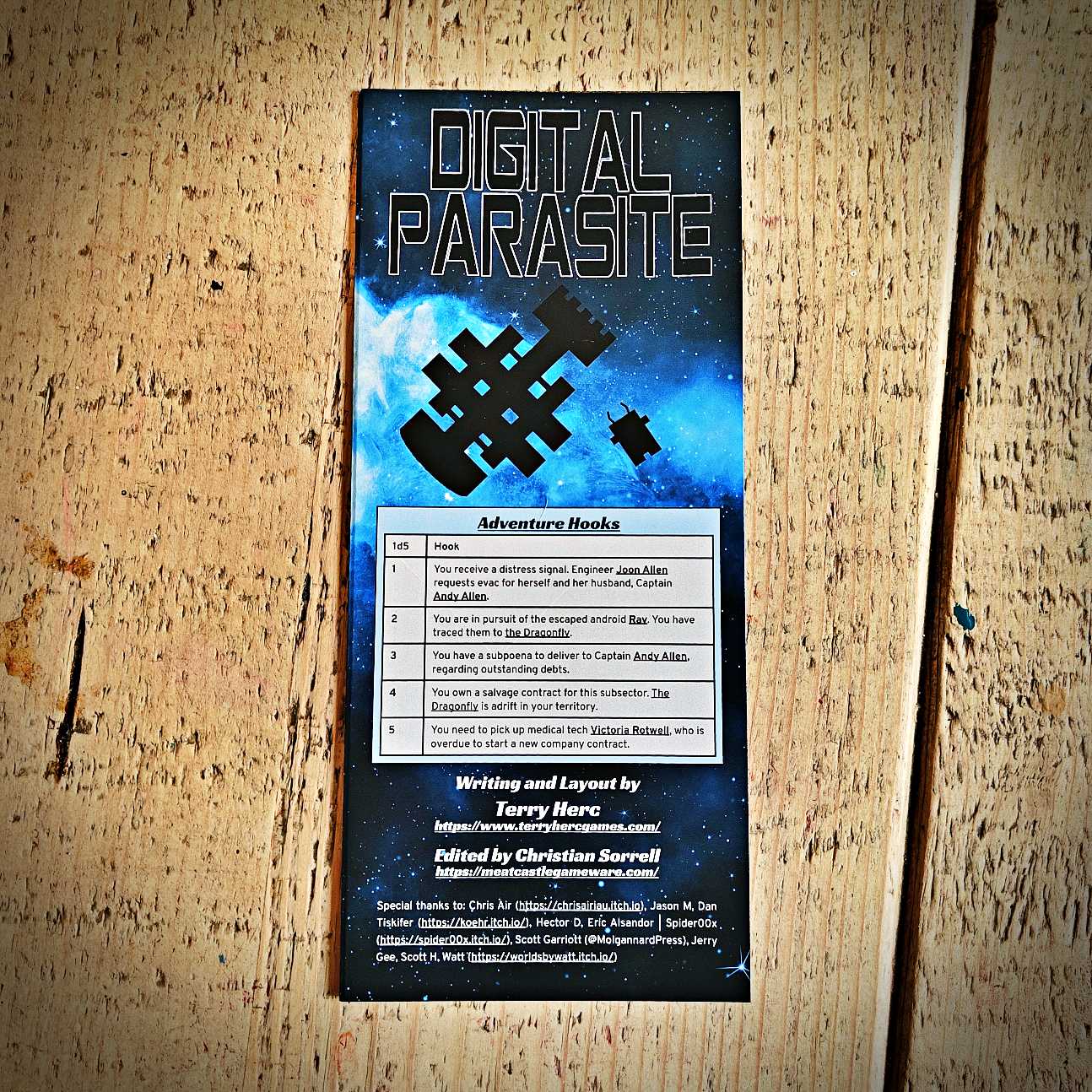 Digital Parasite (Mothership Pamphlet) - Beyond Cataclysm